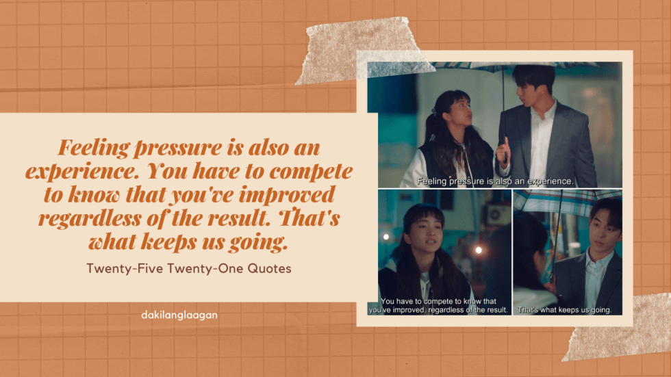 Things to Ponder: 25 Life-Changing Quotes from Kdrama Twenty-Five ...