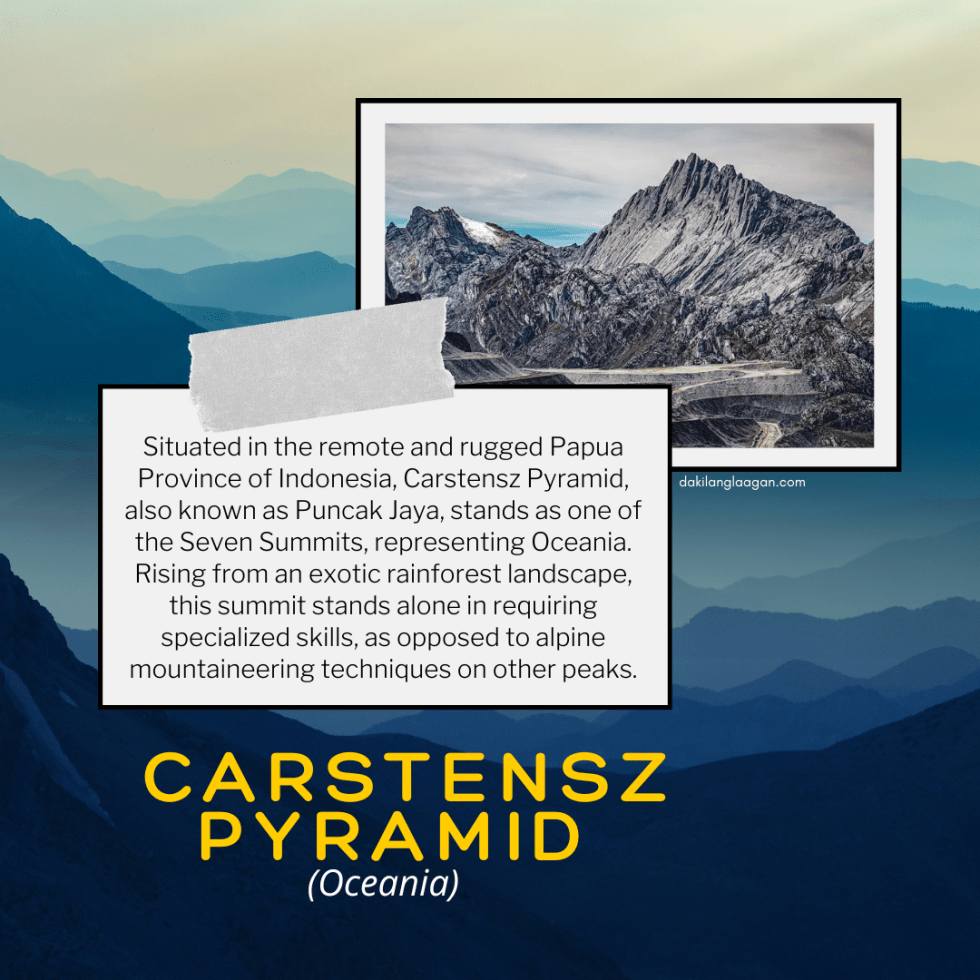 The Quest to Climb the Seven Summits of the World – Dakilanglaagan